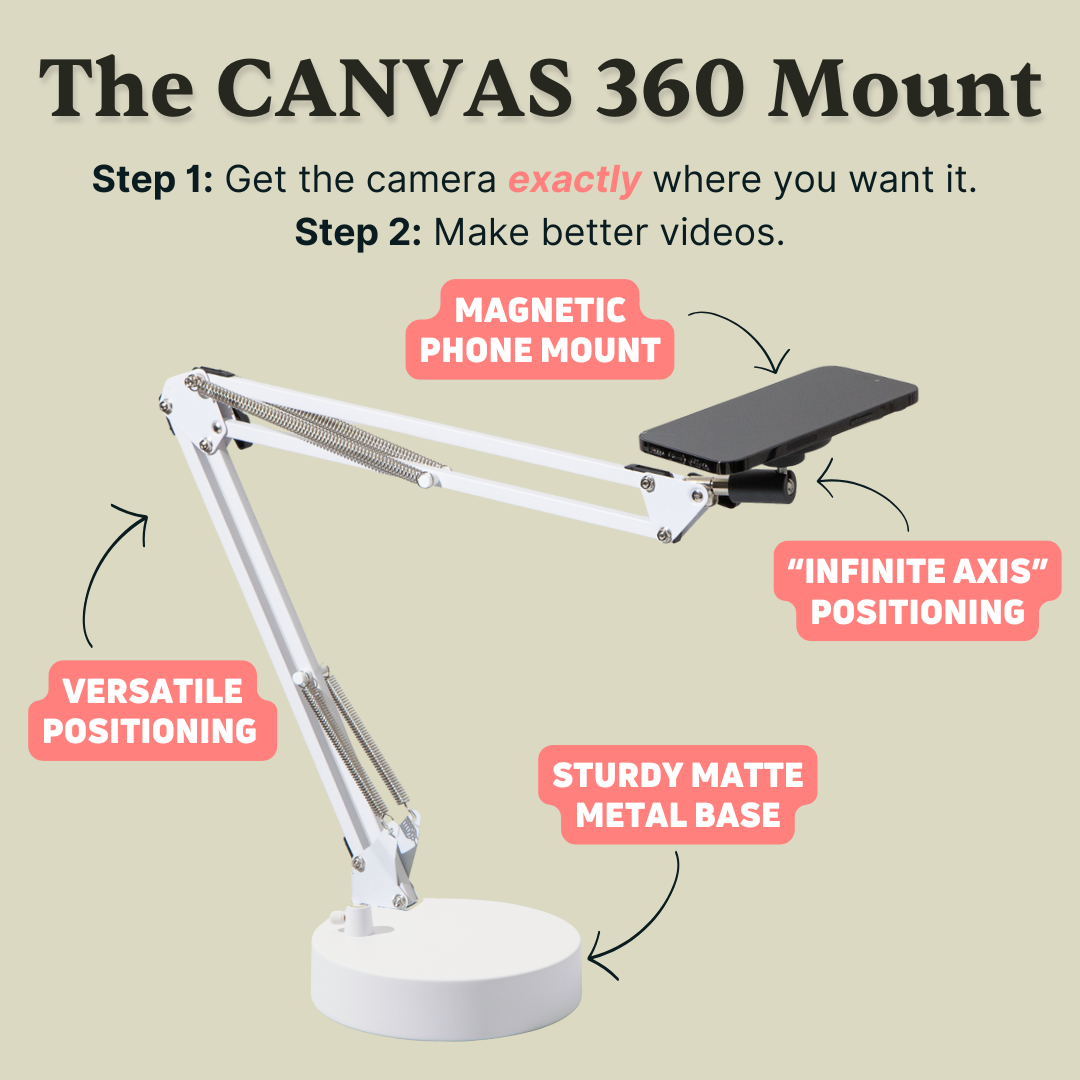 CANVAS 360 Mount with Matte Metal Base – Canvas Store