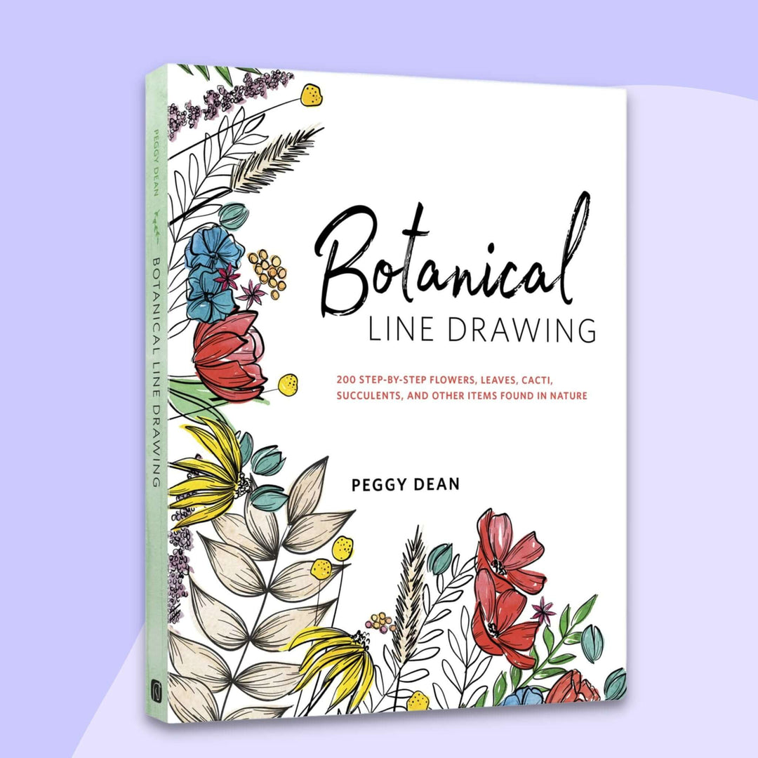 Botanical Line Drawing by Peggy Dean | The Pigeon Letters – Canvas Store