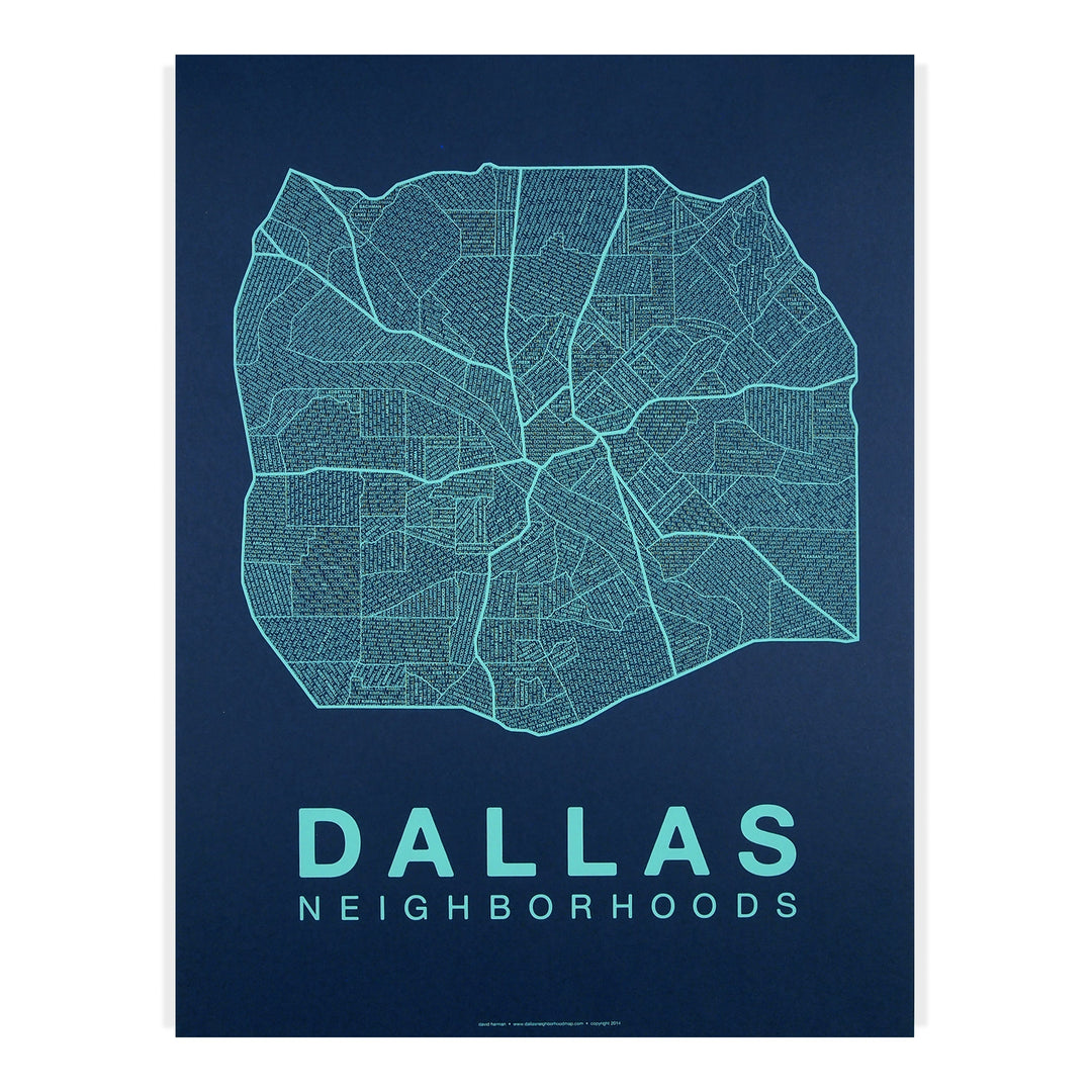 Dallas | Native Maps – Canvas Store