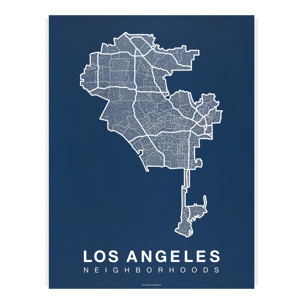 Los Angeles | Native Maps – Canvas Store