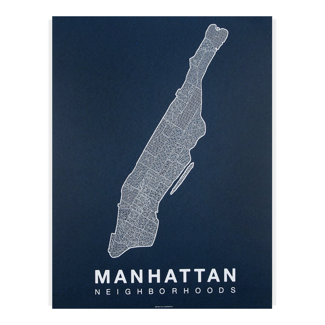Manhattan | Native Maps – Canvas Store